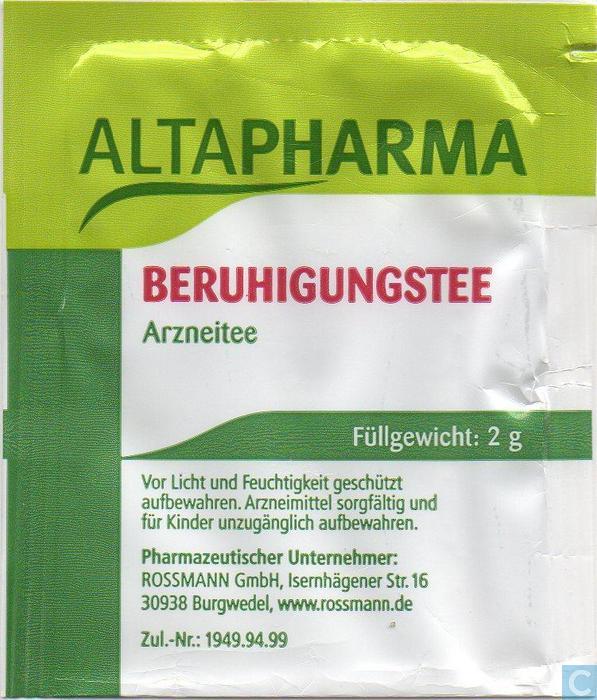 Beruhigungstee - Altapharma (Rossmann) - Catawiki